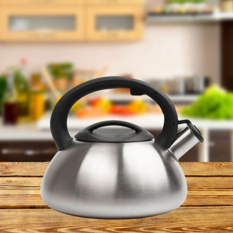 Chaleira Aço Inox Com Apito E Revestimento Interno 3 Litros ...