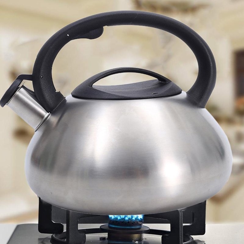 Chaleira Aço Inox Com Apito E Revestimento Interno 3 Litros ...