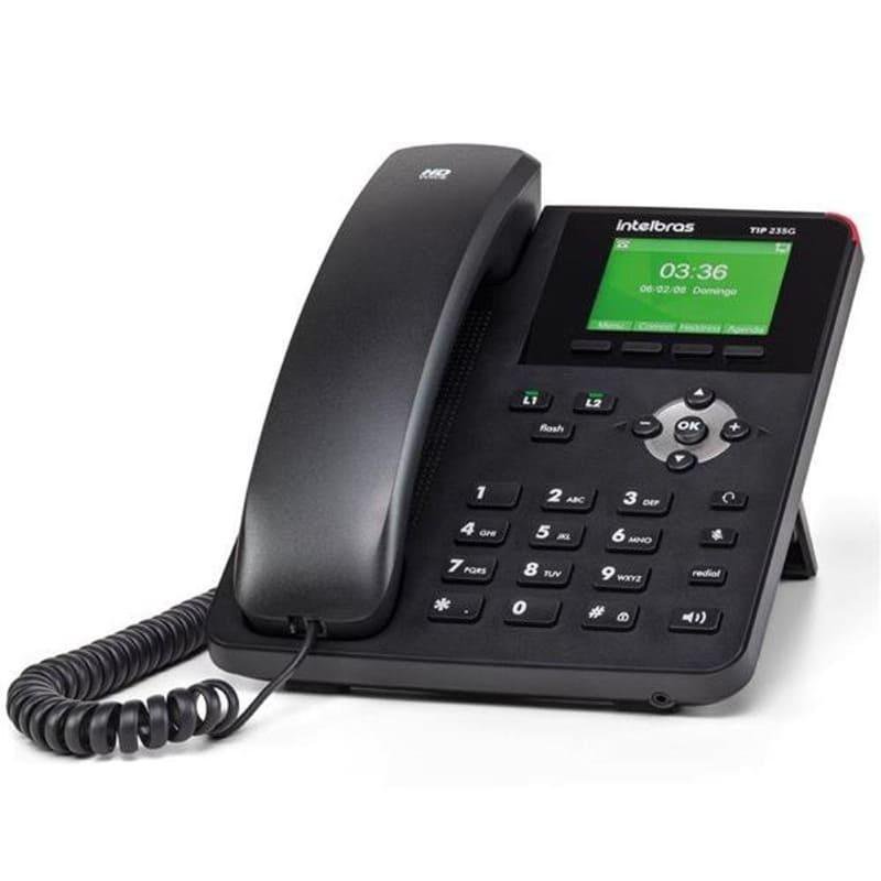 TELEFONE IP TIP 235G C/VISOR VOIP POE INTELBRAS | MadeiraMadeira