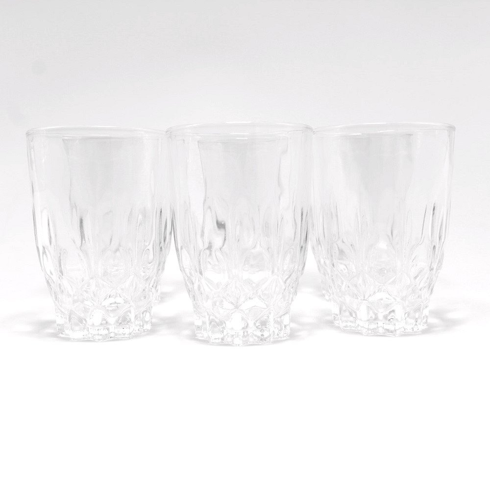 Jogo de 6 copos em vidro Evora 190ml Hercos | MadeiraMadeira