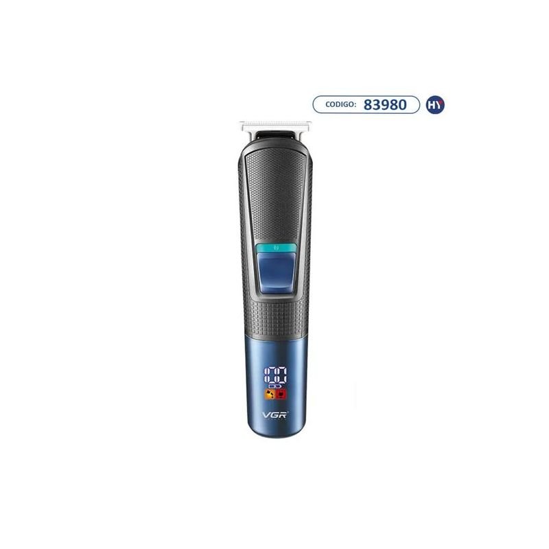 Kit Aparador de Pelos Recarregável Vgr V 108 - Azul/preto | MadeiraMadeira