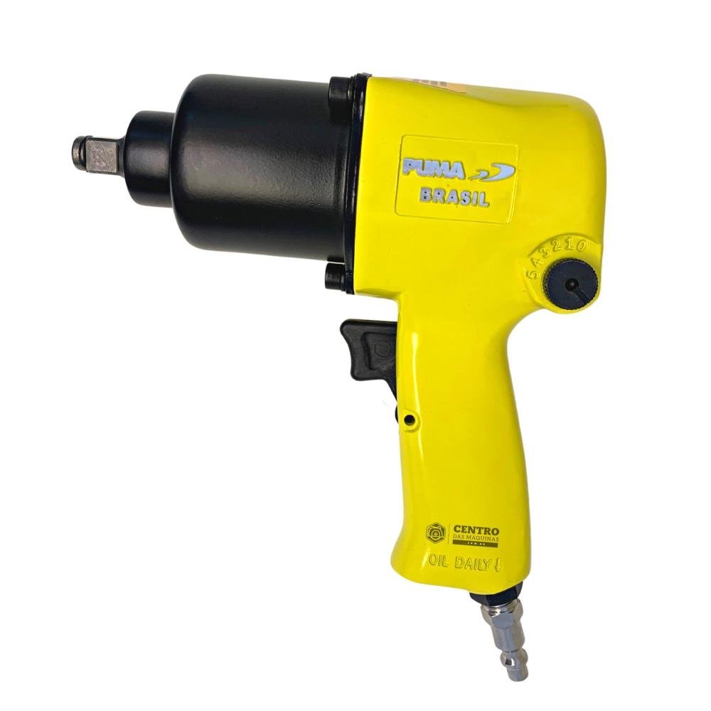 Pistola Pneumática de Impacto Puma AT281016 Para Oficinas Mecânicas Com ...