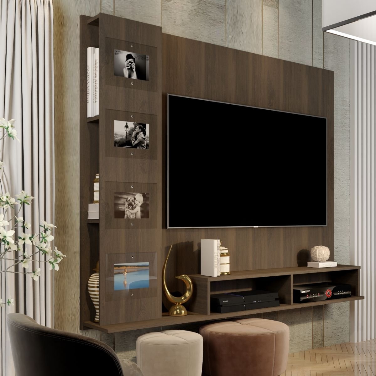 Painel para Televisão até 50 Polegadas - Mod.2003 | MadeiraMadeira