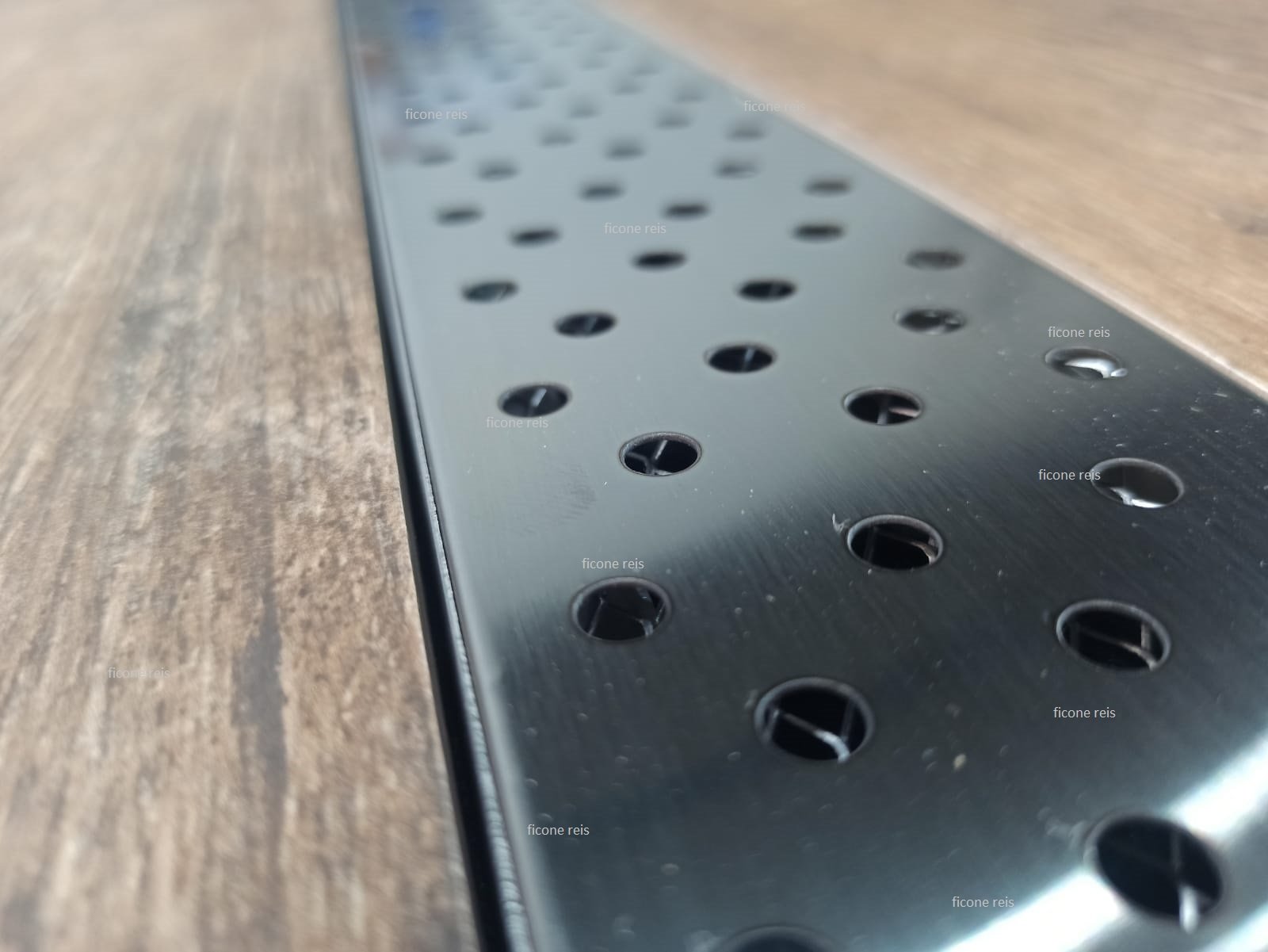 Ralo Linear 7,5cm x 50cm Inox 304 com suporte e Tela Anti Insetos Borda ...