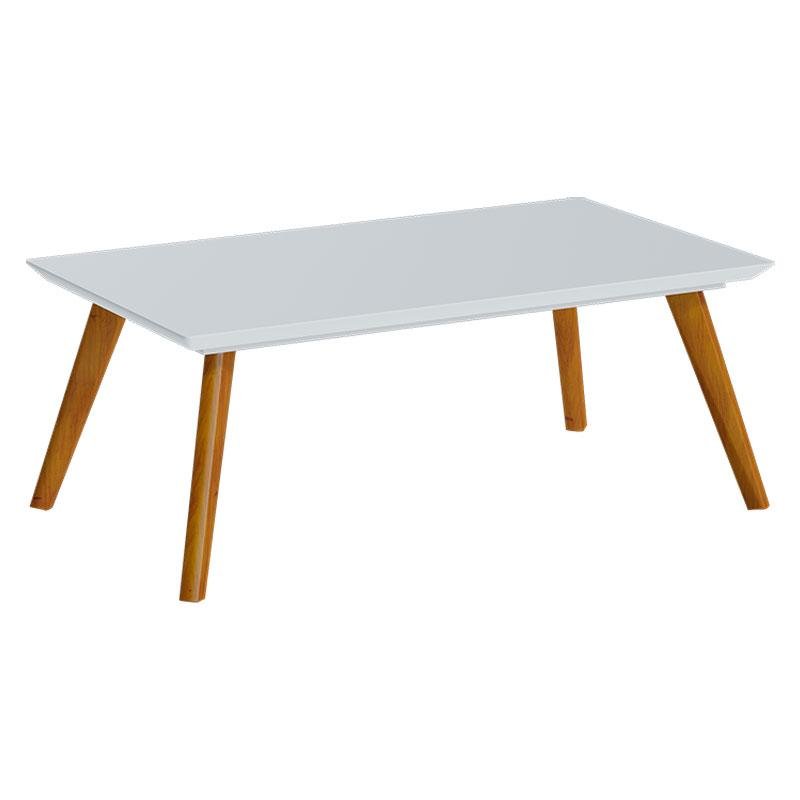 Painel Suspenso Decore 1.8 com Mesa de Centro Classic Branco Acetinado - Imcal | MadeiraMadeira
