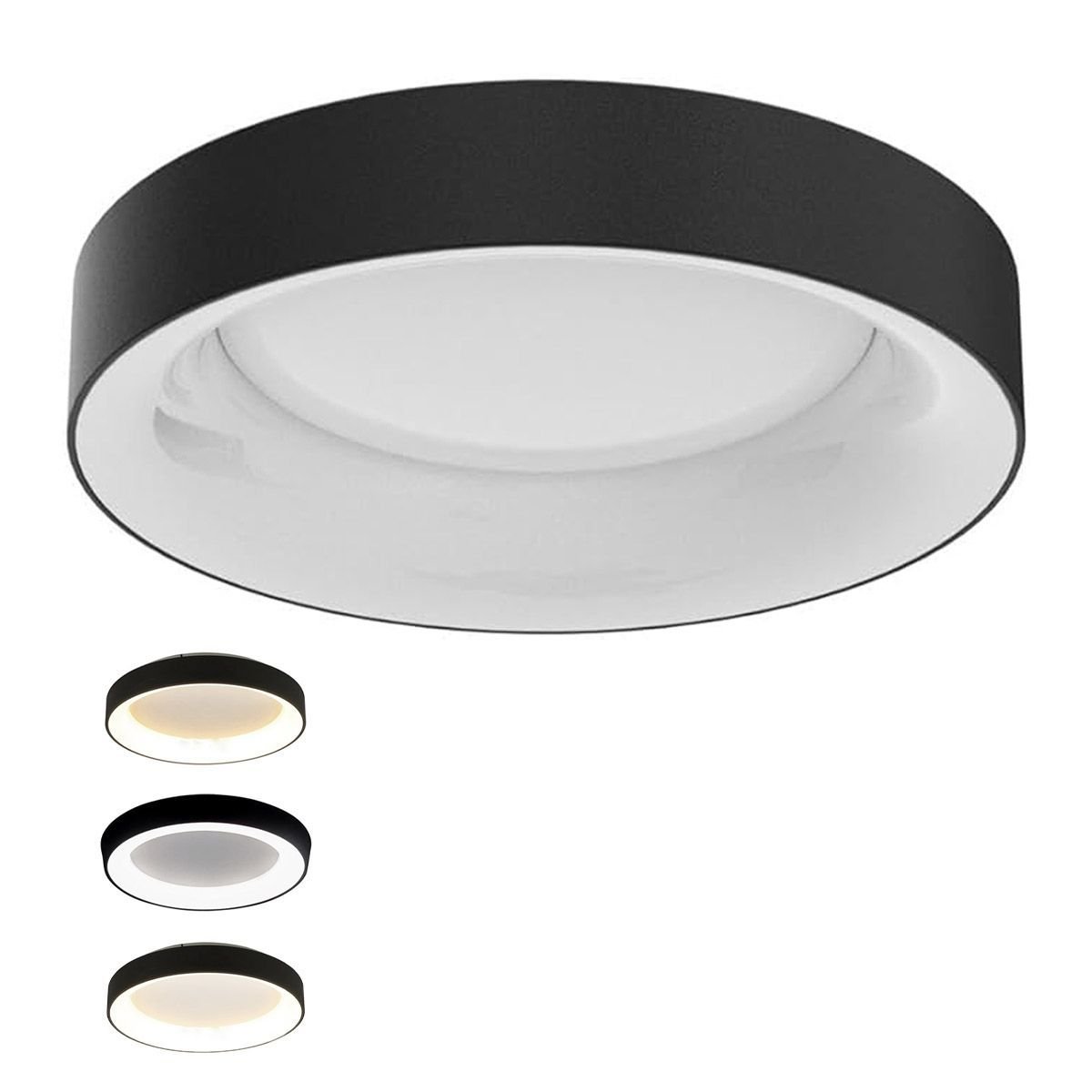 Luminaria Plafon Led 3 em 1 Iluminaçao Quarto Sala Casa Recepçao ...