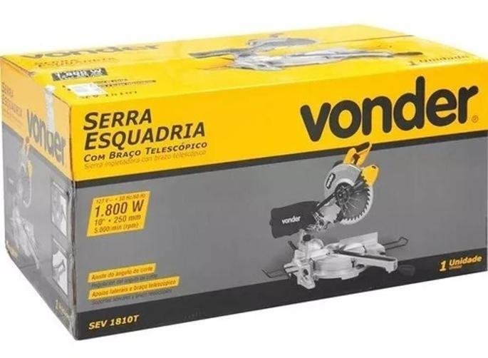 Serra de Esquadria Telescópica Vonder Sev 1810t 1800w - 127v ...