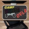 Mouse Pad Gamer Antiderrapante Preto Game Over - 40x68cm | MadeiraMadeira