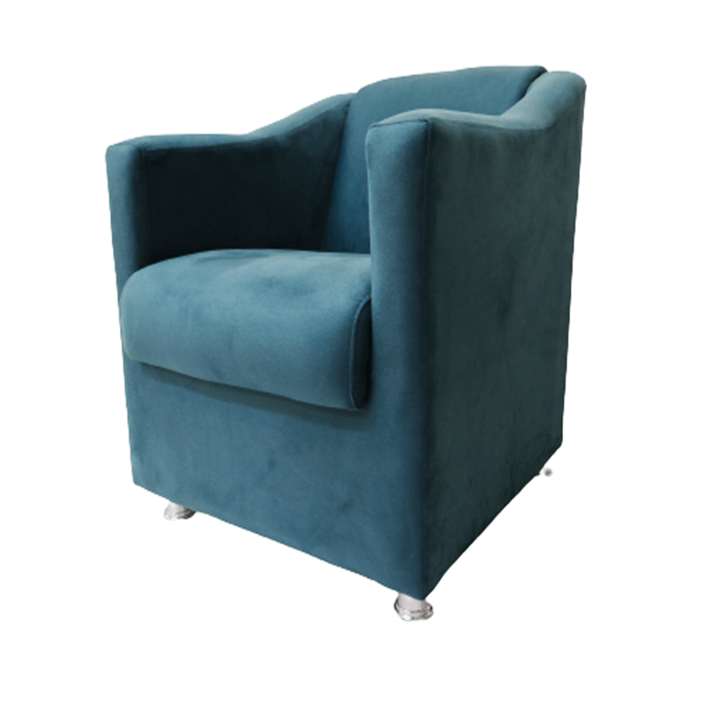 Poltrona Olivia Suede Tifany Liz Maria Decor | MadeiraMadeira