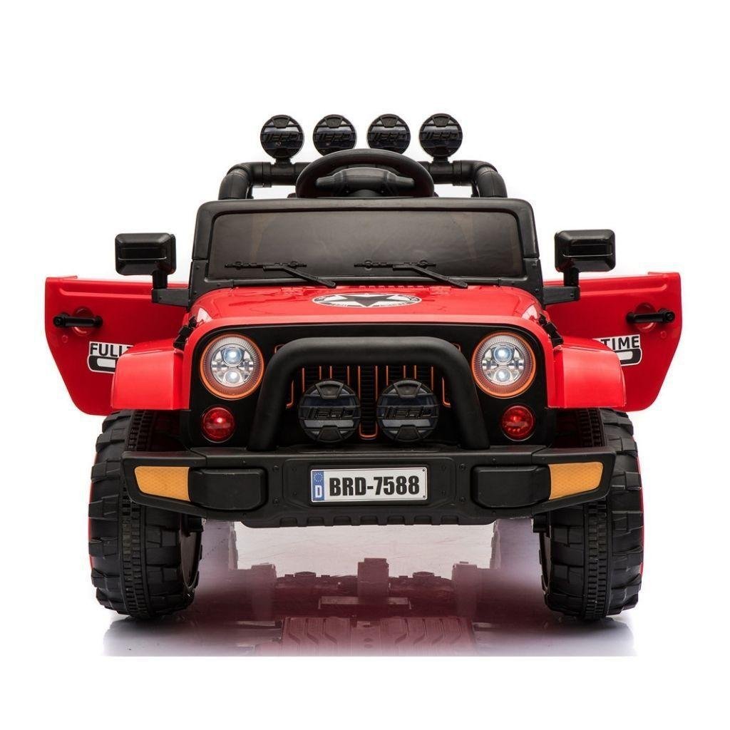 Mini Jipe Vermelho 12v - 2 Motores Controle Remoto Bang Toys - Vermelho ...