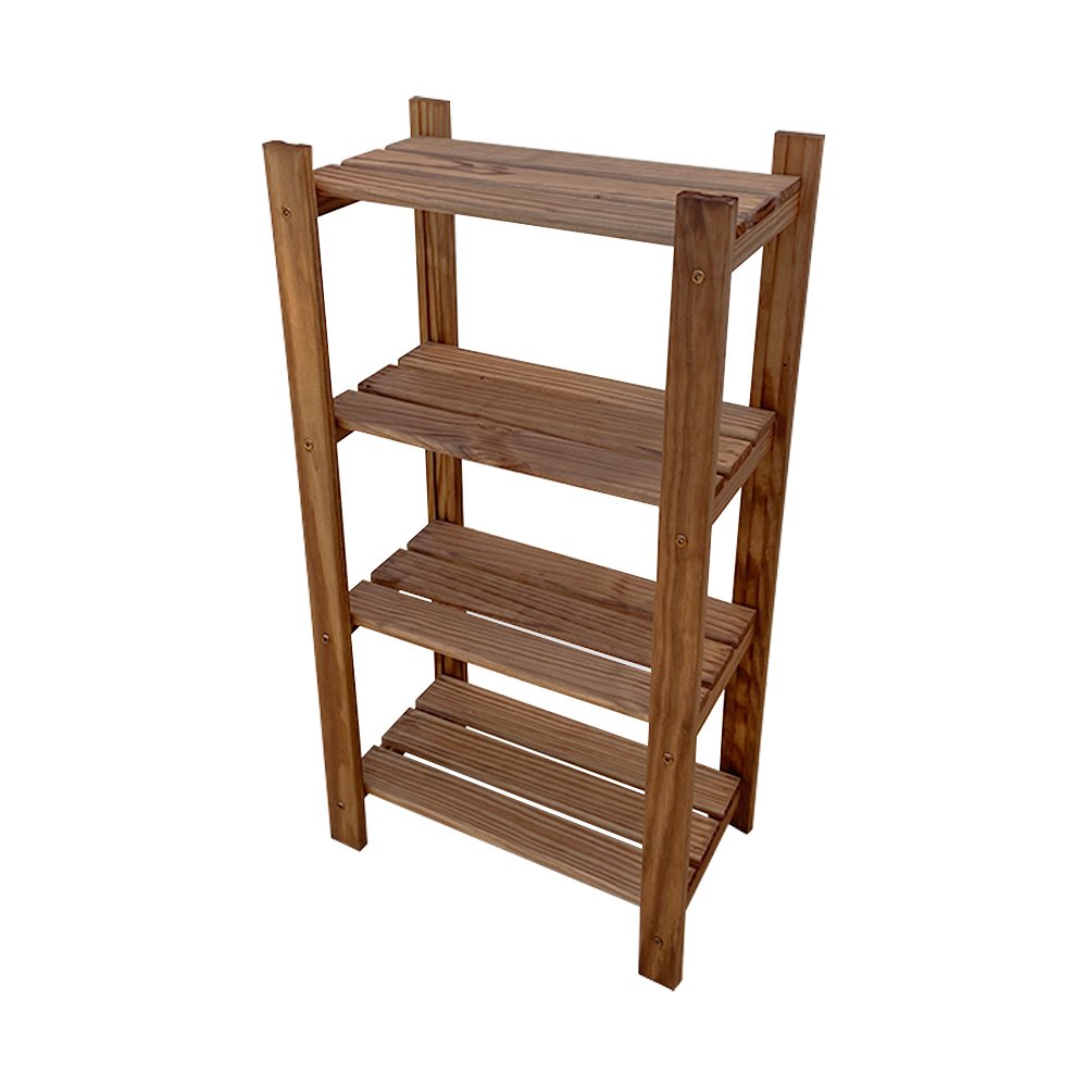 Estante Multiso de Madeira Pinus Padrão Rústica Média - Tarimatã ...