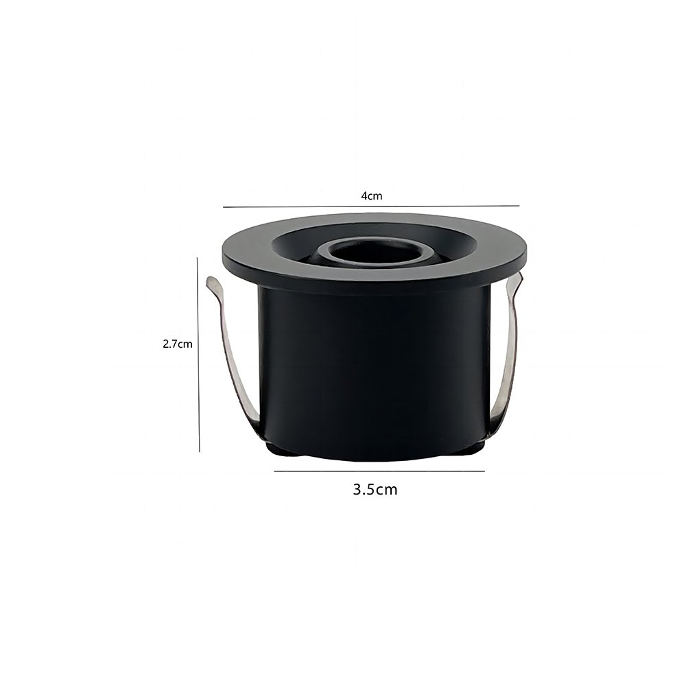 Spot de Embutir Nordecor Ollo Mini Redondo Led Alto Irc 90 1w Bivolt ...