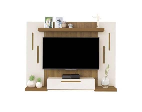 Painel Cronos para TV 50 Polegadas 1 Porta 1 Prateleira - Artely ...