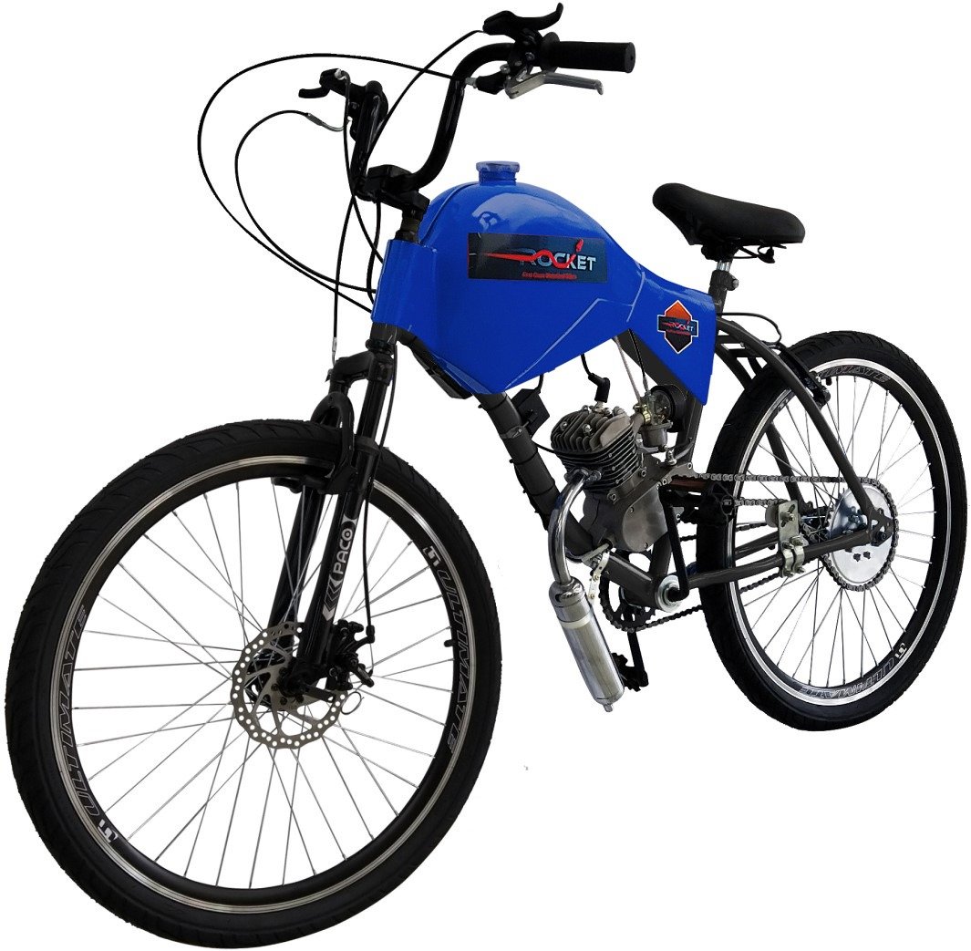 Bicicleta Motorizada Rocket Spitfire 100cc - Com Carenagem | MadeiraMadeira