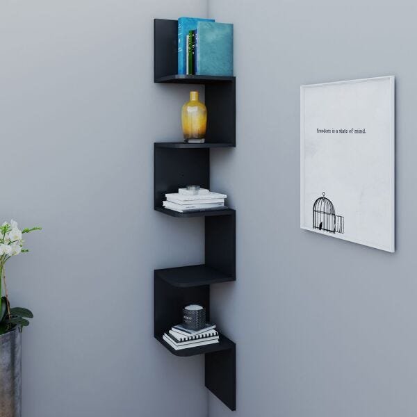 Kit 3 nicho decorativo prateleira Multivisão KIT-3-NB | MadeiraMadeira