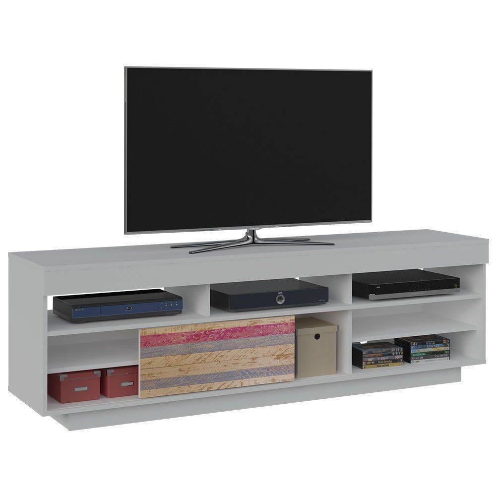 Rack para TV até 32 Polegadas Flex Color Treviso - Artely Branco com ...