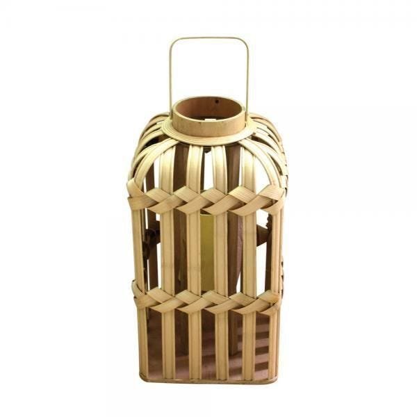 LANTERNA DECORATIVA EM BAMBU | MadeiraMadeira