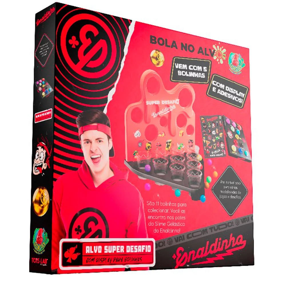 Jogo Bola no Alvo Toys Lab Enaldinho | MadeiraMadeira