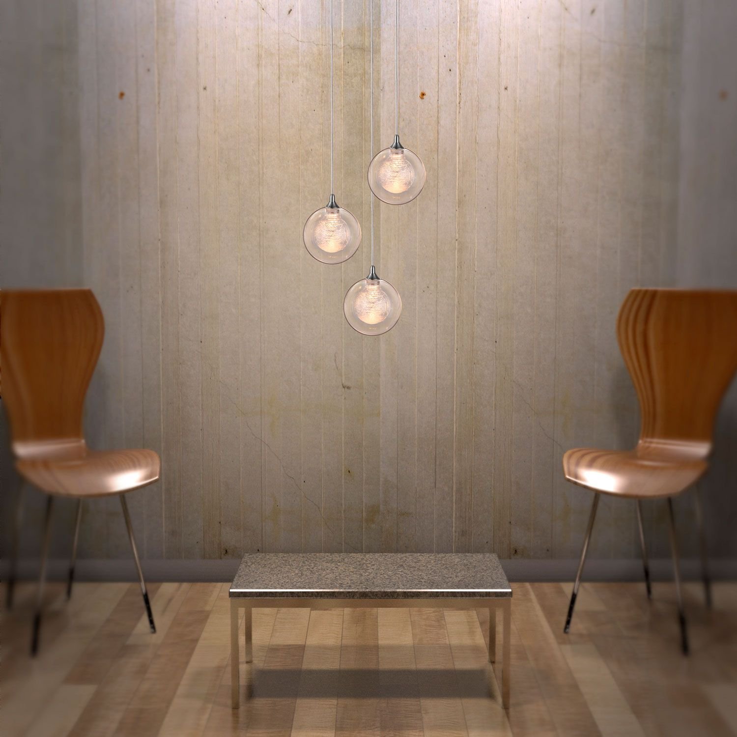 Pendente Led Metal Acrílico Bronze Fio Transparente 3W 3000k Aura ...