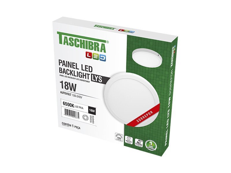 Painel Led 24w Lys Quadrado Embutir 3000k | MadeiraMadeira
