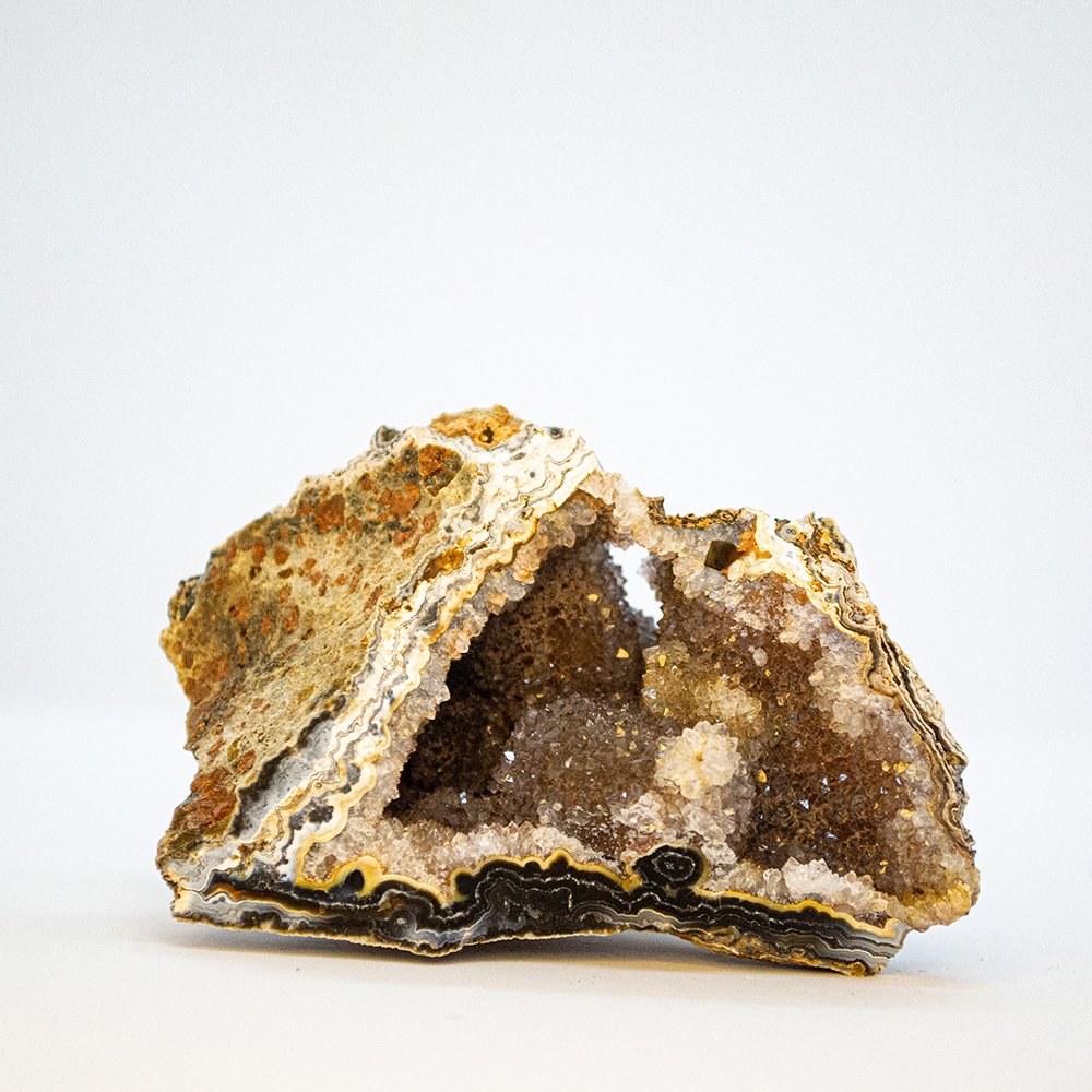 Geodo de Ágata Pedra Natural Cristal Exclusivo | MadeiraMadeira