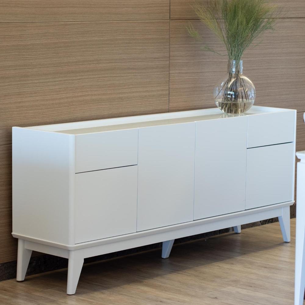 Buffet Float 180 cm - Branco Fosco | MadeiraMadeira