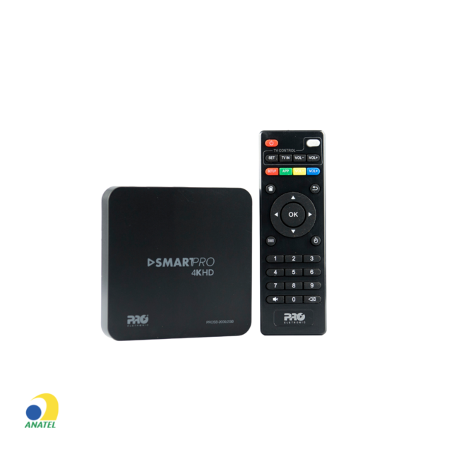 Smartpro Pro Eletronic Prosb-2000 4k 8gb Preto Tv Smart | MadeiraMadeira