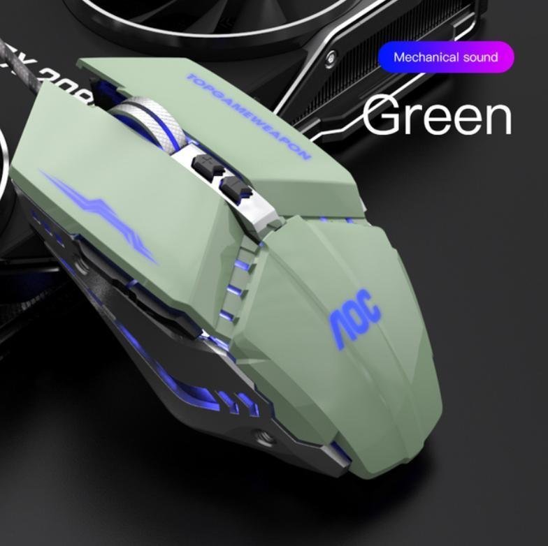 Gm110 Gaming Mouse Luminoso Metálico | MadeiraMadeira