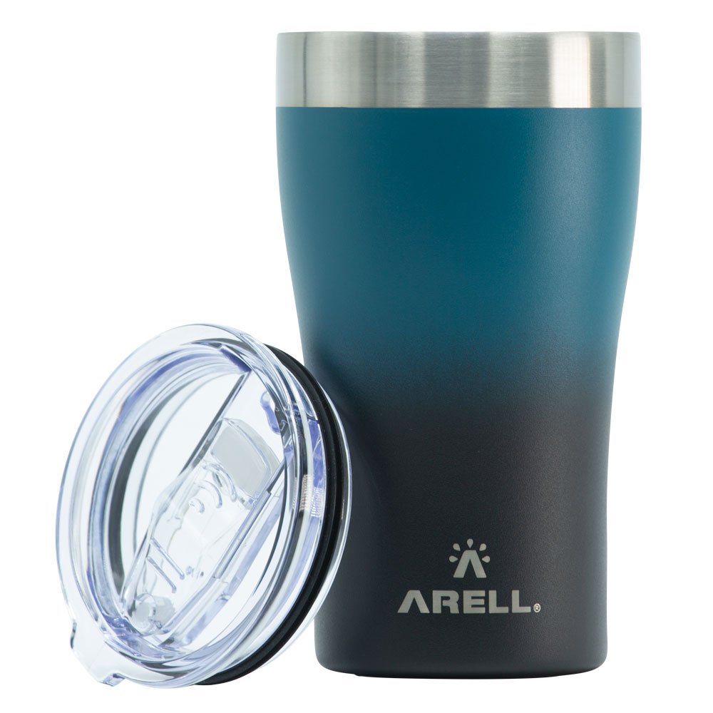 Copo Térmico Arell Com Tampa Azul Deep Ocean 500ml Tulip Pint ...