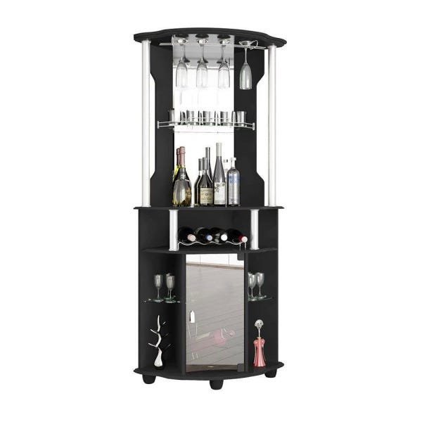 Bar de Canto Talismã Plus Preto - Bechara | MadeiraMadeira