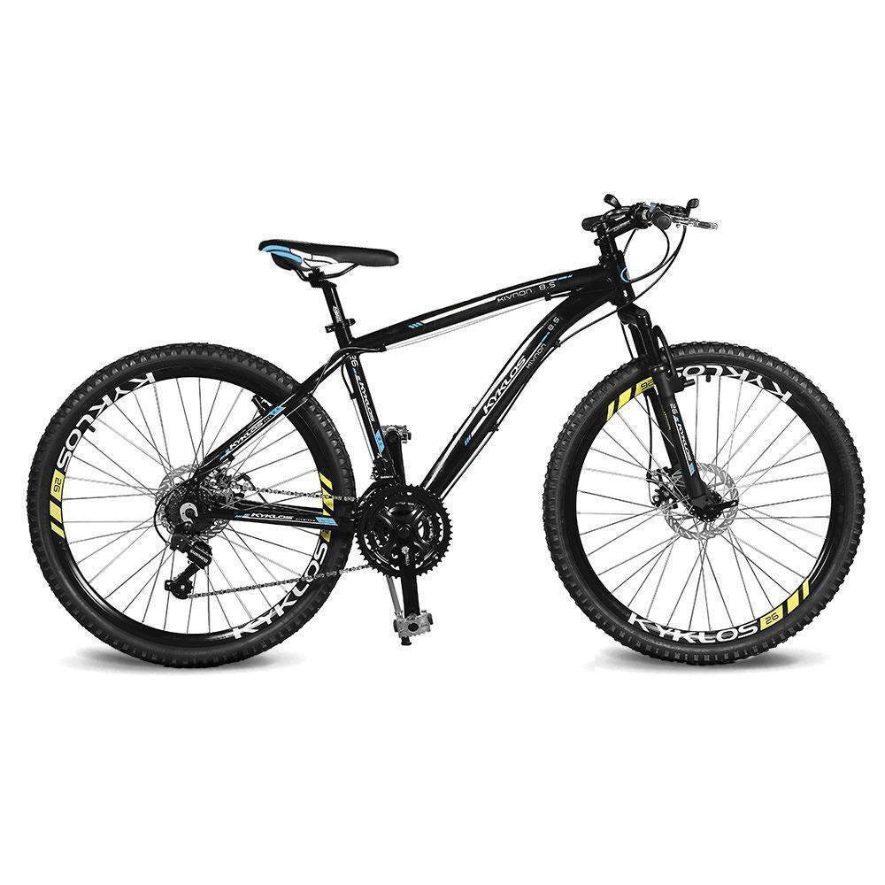 Bicicleta Kyklos Aro 26 Kivnon 8.5 Freio a Disco A-36 Preto/Azul ...