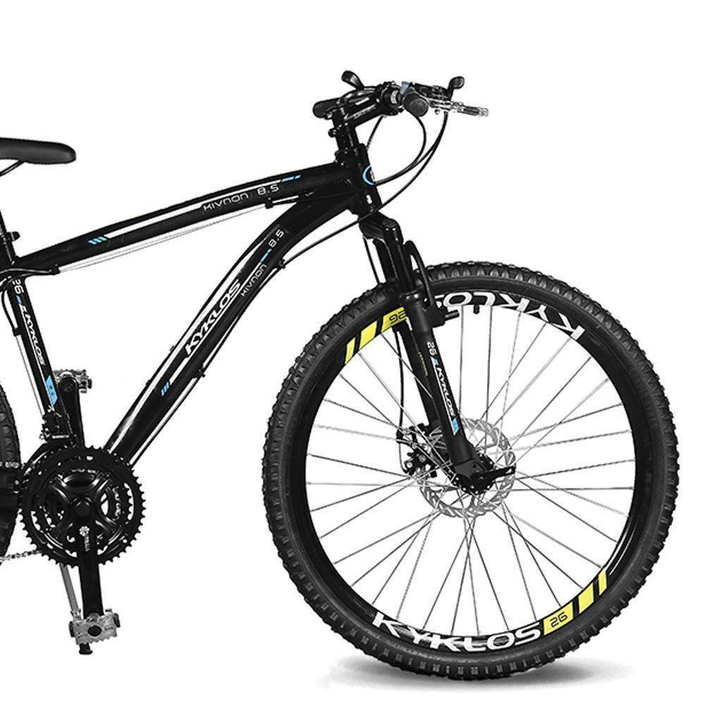 Bicicleta Kyklos Aro 26 Kivnon 8.5 Freio a Disco A-36 Preto/Azul ...