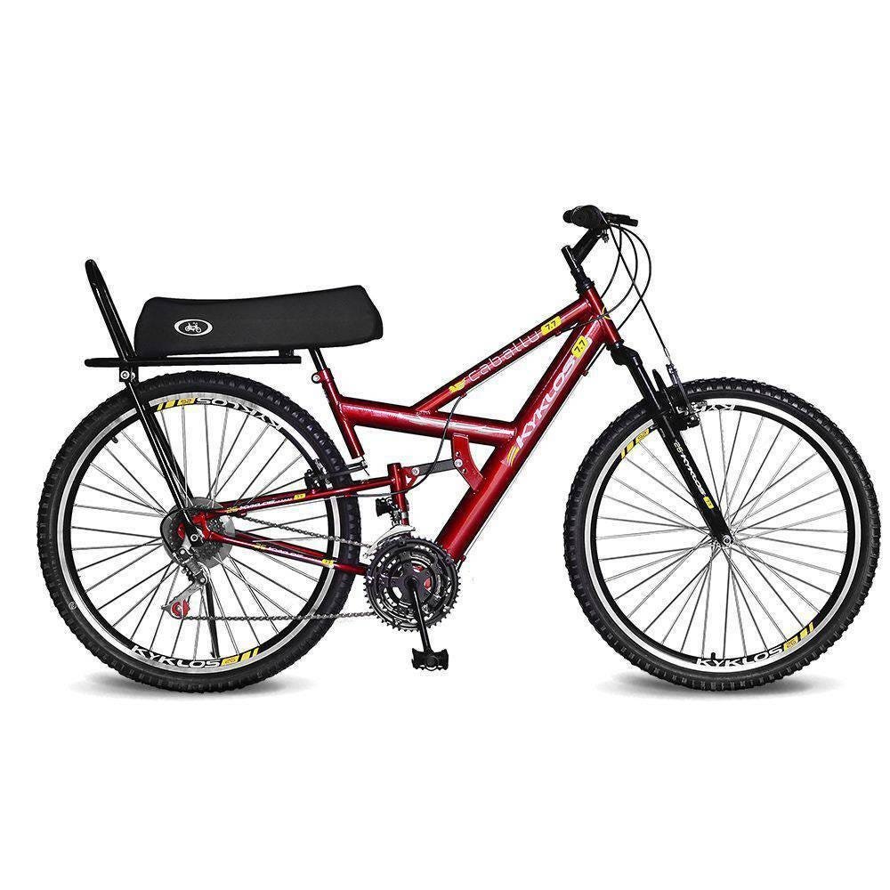 Bicicleta Kyklos Aro 26 Caballu 7.7 Rebaixada 21 M A-36 com Selim ...