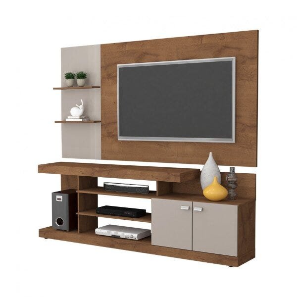 Rack com Painel para TV até 42 Polegadas Viena Moderno Permobili ...
