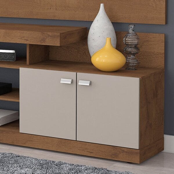 Rack com Painel para TV até 42 Polegadas Viena Moderno Permobili ...