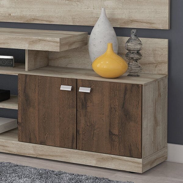 Rack com Painel para TV até 42 Polegadas Viena Moderno Permobili ...