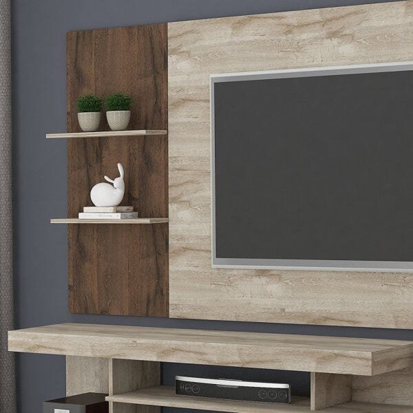 Rack com Painel para Tv até 42 Polegadas Viena Moderno Permobili ...