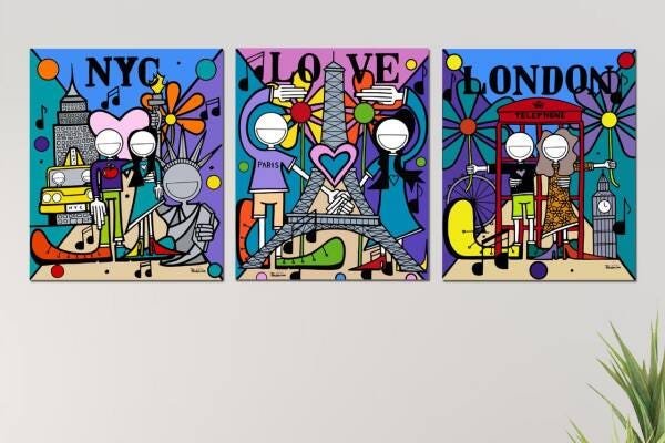 Placas Decorativas Países Prodocimo | MadeiraMadeira