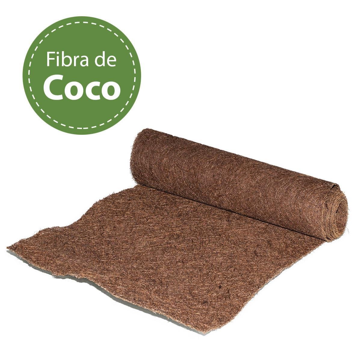 Manta de Fibra de Coco Calandrada 3mm 0,90x5mts | MadeiraMadeira