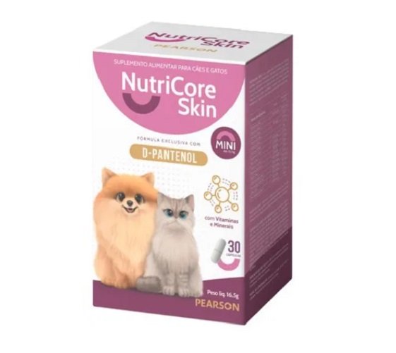 Suplemento Alimentar Nutricore Skin Mini - 30 Cápsulas | MadeiraMadeira