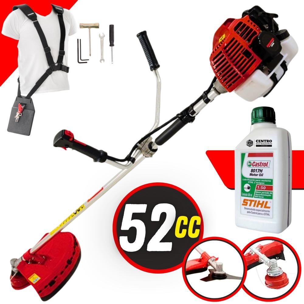 Roçadeira com Óleo Stihl 2t Kw52-l Kawashima Á Gasolina 2t 52cc 2,5hp ...