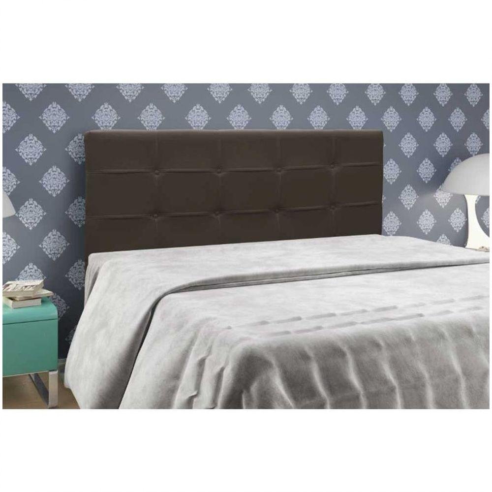 Cabeceira Queen Clean 160cm Pvc Cacau | MadeiraMadeira