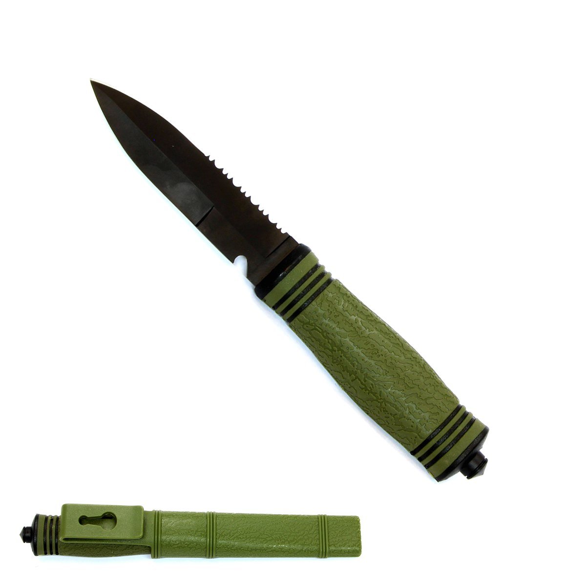 Faca Esportiva Com Bainha Rígida Modelo Caça Pesca Etc T2-DYKD-1 SMC ...