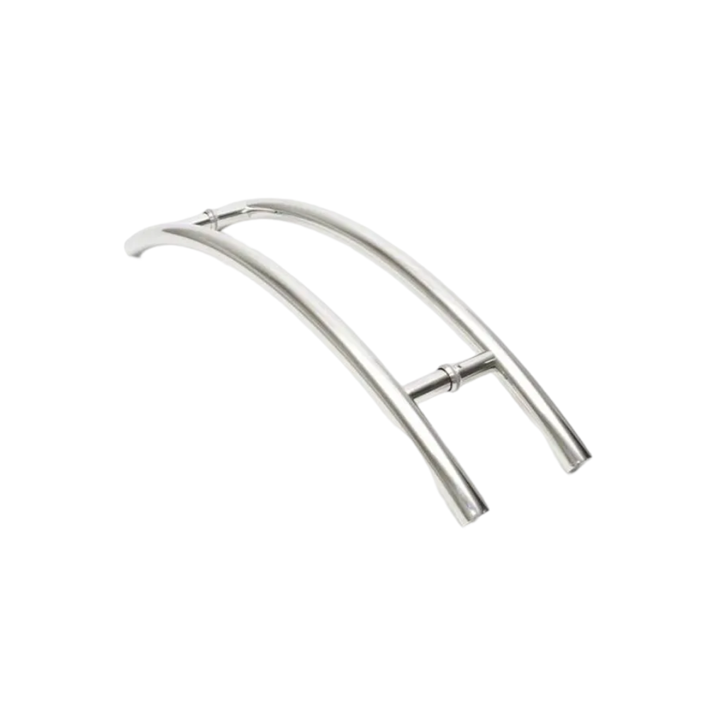 Puxador Em Aço Inxo Redondo Curvo - União Inox - Aço Inox - 600mm ...