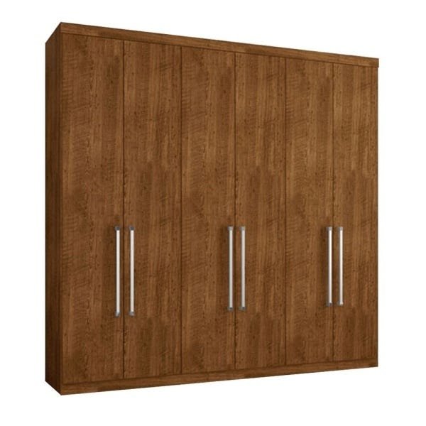 Guarda-Roupa Roupeiro Gold 6 Portas - Malbec | MadeiraMadeira