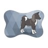 Tapete Pet Akita Inu Azul 46x33cm | MadeiraMadeira