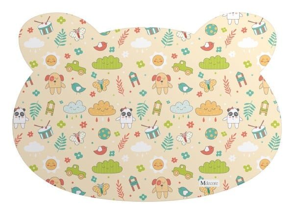 Tapete Pet Mdecore Urso Animais Bege 54x39cm | MadeiraMadeira
