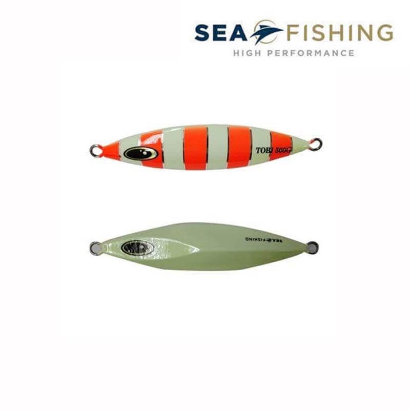 Jig 500g Sea Fishing Tobi - Laranja | MadeiraMadeira