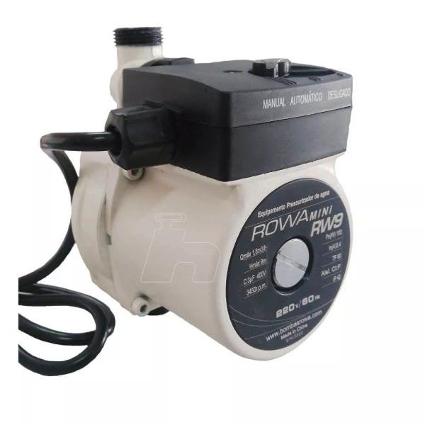 Pressurizador água RW9 9 mca 127v Rowa | MadeiraMadeira
