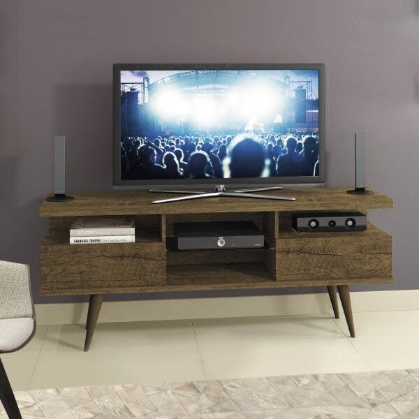 Rack para TV até 60 Polegadas 2 Portas Avaí Mavaular | MadeiraMadeira